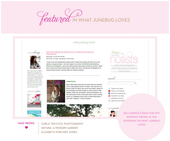 Jubilee Events Featured on JuneBug Weddings | Connecticut Wedding ...