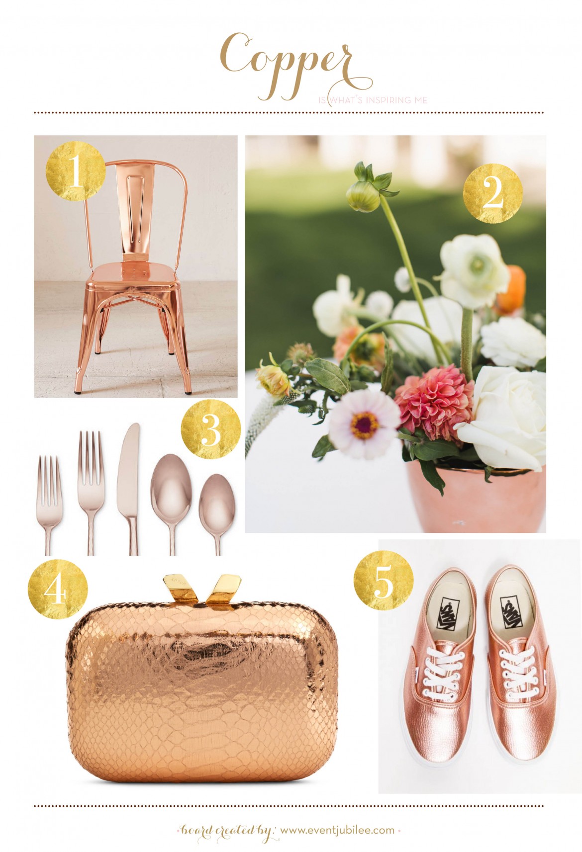 WHAT’S INSPIRING ME: COPPER WEDDING INSPIRATION | Connecticut Wedding ...