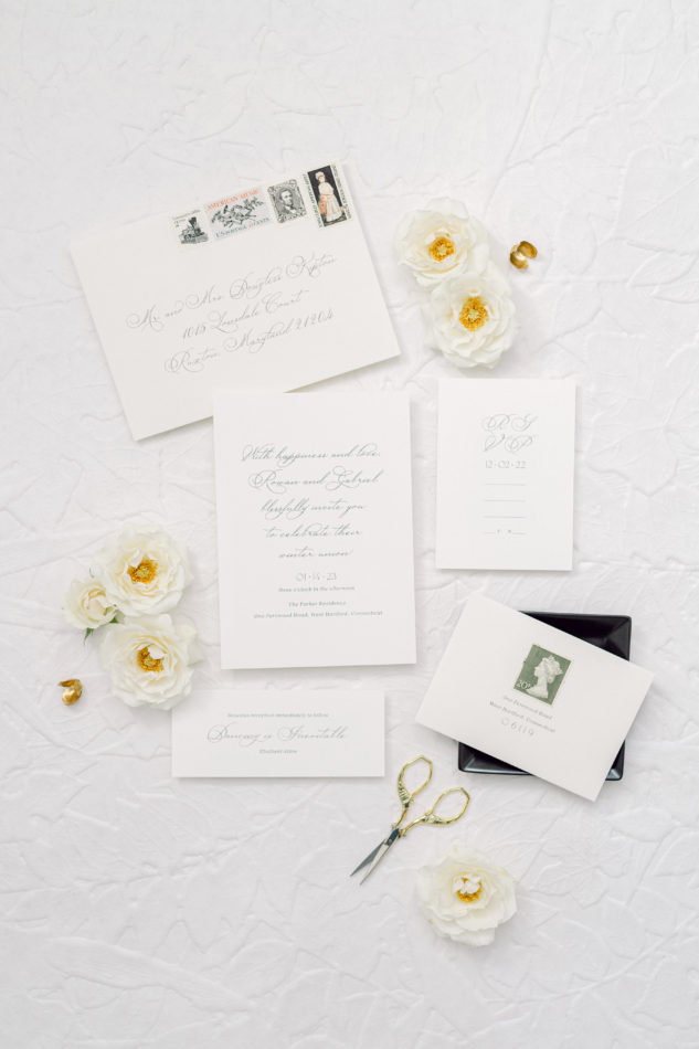 Classic Wedding Inspiration: An Iconic, Monochromatic Look ...